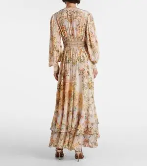 Camilla Embellished Floral Maxi Dress