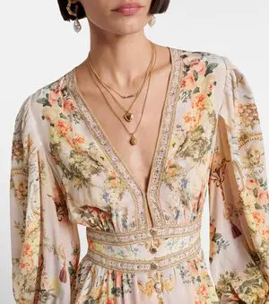 Camilla Embellished Floral Maxi Dress