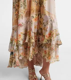 Camilla Embellished Floral Maxi Dress