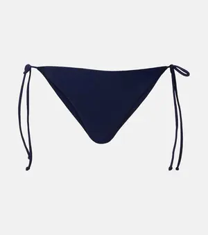 Jade Swim Ties Bikini Bottoms - Blue