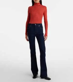 FRAME Reboot High-rise Bootcut Jeans