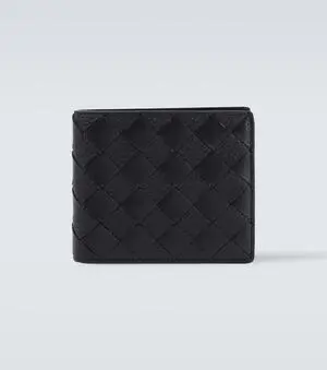 Bottega Veneta Intrecciato Leather Wallet - Black