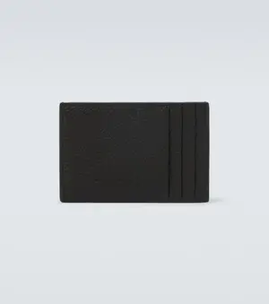 Bottega Veneta Intrecciato Leather Card Holder - Green
