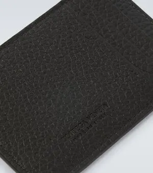 Bottega Veneta Intrecciato Leather Card Holder - Green