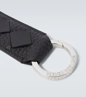 Bottega Veneta Intrecciato Leather Keychain