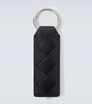 Bottega Veneta Intrecciato Leather Keychain