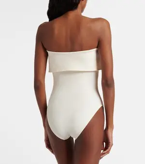 KARLA COLLETTO Billie Colorblocked Swimsuit - White