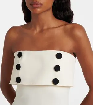 KARLA COLLETTO Billie Colorblocked Swimsuit - White