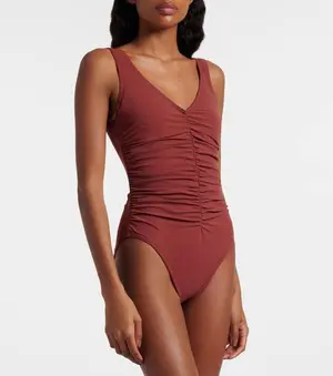 KARLA COLLETTO Basics Ruched Swimsuit