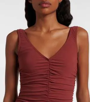KARLA COLLETTO Basics Ruched Swimsuit