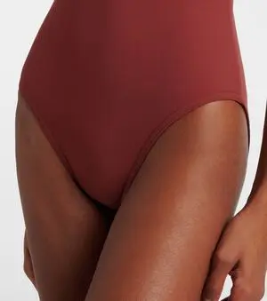 KARLA COLLETTO Luca Ring-detail One-piece Swimsuit - Brown