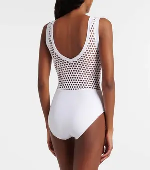 KARLA COLLETTO Aster Open-knit Swimsuit
