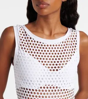 KARLA COLLETTO Aster Open-knit Swimsuit
