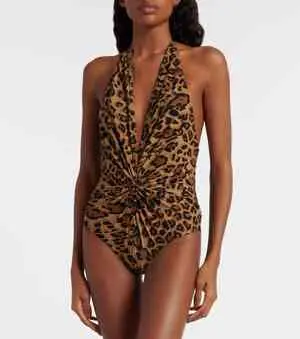 KARLA COLLETTO Ava Leopard-print Swimsuit