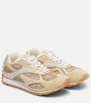 Bottega Veneta Orbit Lace-up Sneakers - Beige