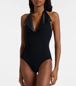 KARLA COLLETTO Halterneck Swimsuit