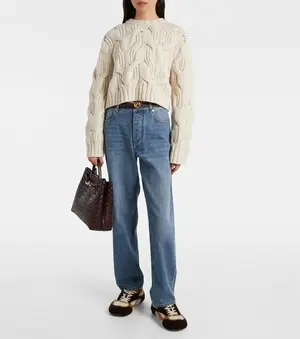 Bottega Veneta Orbit Flash Wool Sneakers - Brown