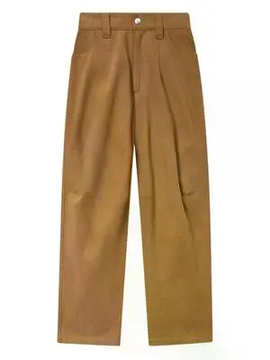 MARANT ETOILE Opalyna Button Trousers - Brown