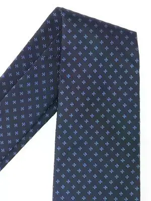 Cesare Attolini Patterned Neck Tie - Blue