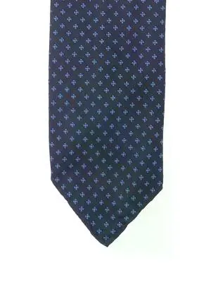 Cesare Attolini Patterned Neck Tie - Blue