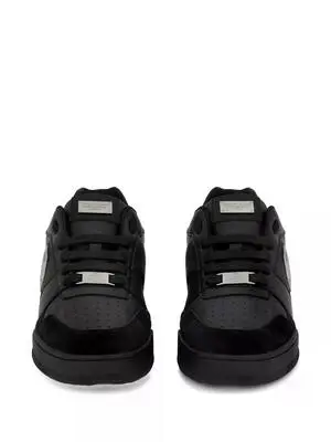 Philipp Plein P-force Leather Sneakers - Black
