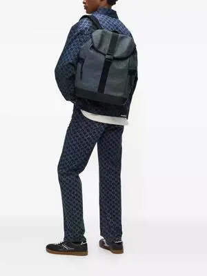 Karl Lagerfeld Monogram Weatherproof Backpack