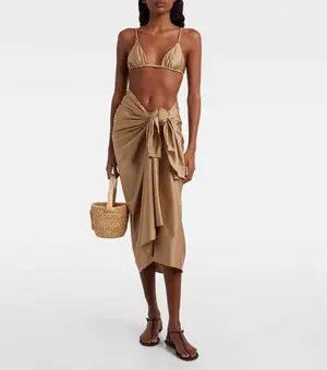Jade Swim Nyla Beach Cover-up - Beige