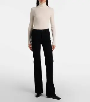 FRAME Icon Mid-rise Flared Jeans