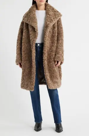 BOSS High-pile Fleece Coat