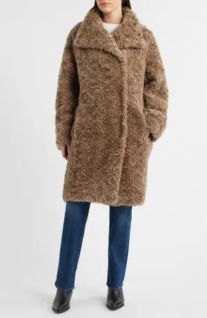 BOSS High-pile Fleece Coat