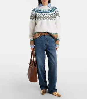 FRAME X Amelia Gray Detour High-rise Wide-leg Jeans
