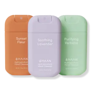 HAAN Hydrating Hand Cleansing Spray Aloe Vera 3 Pc Set Sf, Pv, Sl - One-color