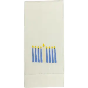 MAISON D'HAITI Hanukkah Tea Towels - Beige