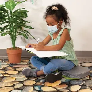 KAPLAN EARLY LEARNING COMPANY Stem Play Matvibrant Real Image Mat