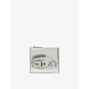 DIESEL® 1dr Bi Fold Zip Mirrored-leather Wallet - H0535