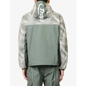 Trapstar Logo-patch Shell Windbreaker Jacket - Khaki