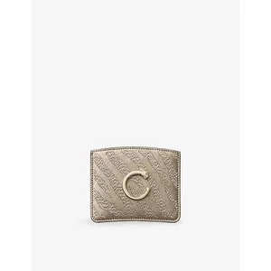 CARTIER Panthère C De Leather Card Holder - Golden