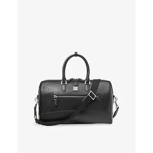 ASPINAL OF LONDON Connaught Leather Flight Bag - Black