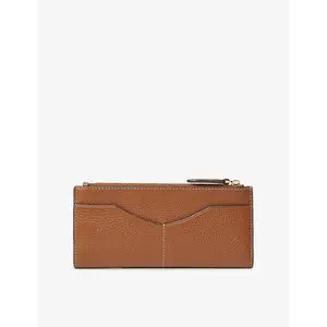ASPINAL OF LONDON Hudson Large Leather Purse - Tan
