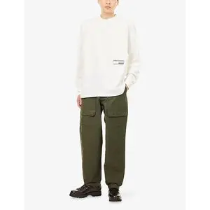 Barbour Oversized Cotton Trousers
