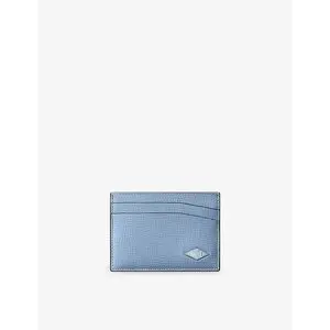 CARTIER Losange Double Leather Card Holder - Blue