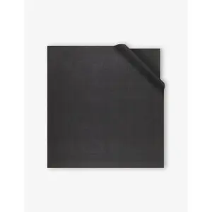 BVLGARI Lettere Maxi Voile Silk Scarf - Black