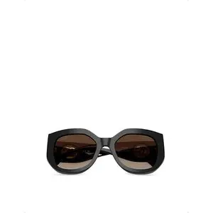 Chanel Butterfly-frame Acetate Sunglasses - Black