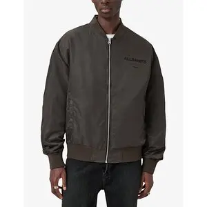ALLSAINTS Relaxed-fit Shell Bomber Jacket - Dull Khaki