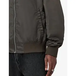 ALLSAINTS Relaxed-fit Shell Bomber Jacket - Dull Khaki