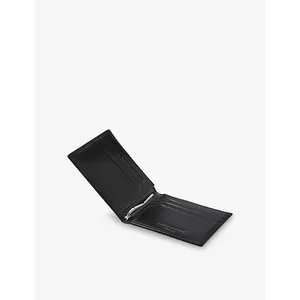 ASPINAL OF LONDON Billfold Logo-embossed Leather Wallet - Black