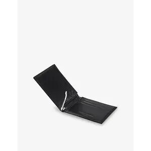 ASPINAL OF LONDON Billfold Logo-embossed Leather Wallet - Black