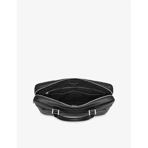 ASPINAL OF LONDON Mount Street Leather Laptop Bag - Black