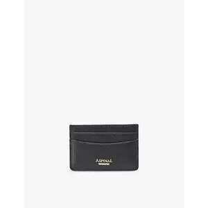 ASPINAL OF LONDON Slim Shield Leather Card Holder - Black