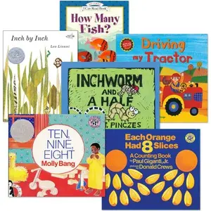 KAPLAN EARLY LEARNING COMPANY Fun With Math Booksset Of 6 - Black